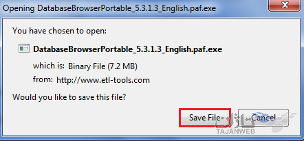 مراحل نصب Database Browser - مرکز آموزش - سازمان هاست